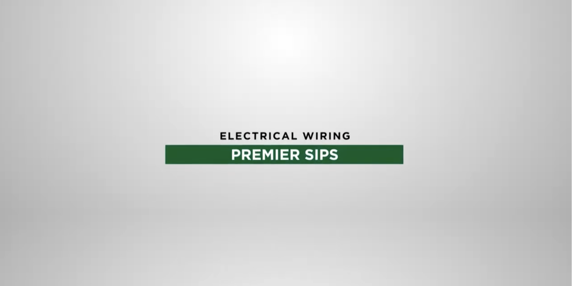 How To: Installing Electrical Wiring in a Premier SIPS Building Envelope